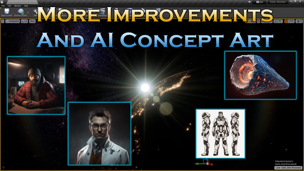 Dev Update – More Improvements and AI Concept Art – Solar Warden
